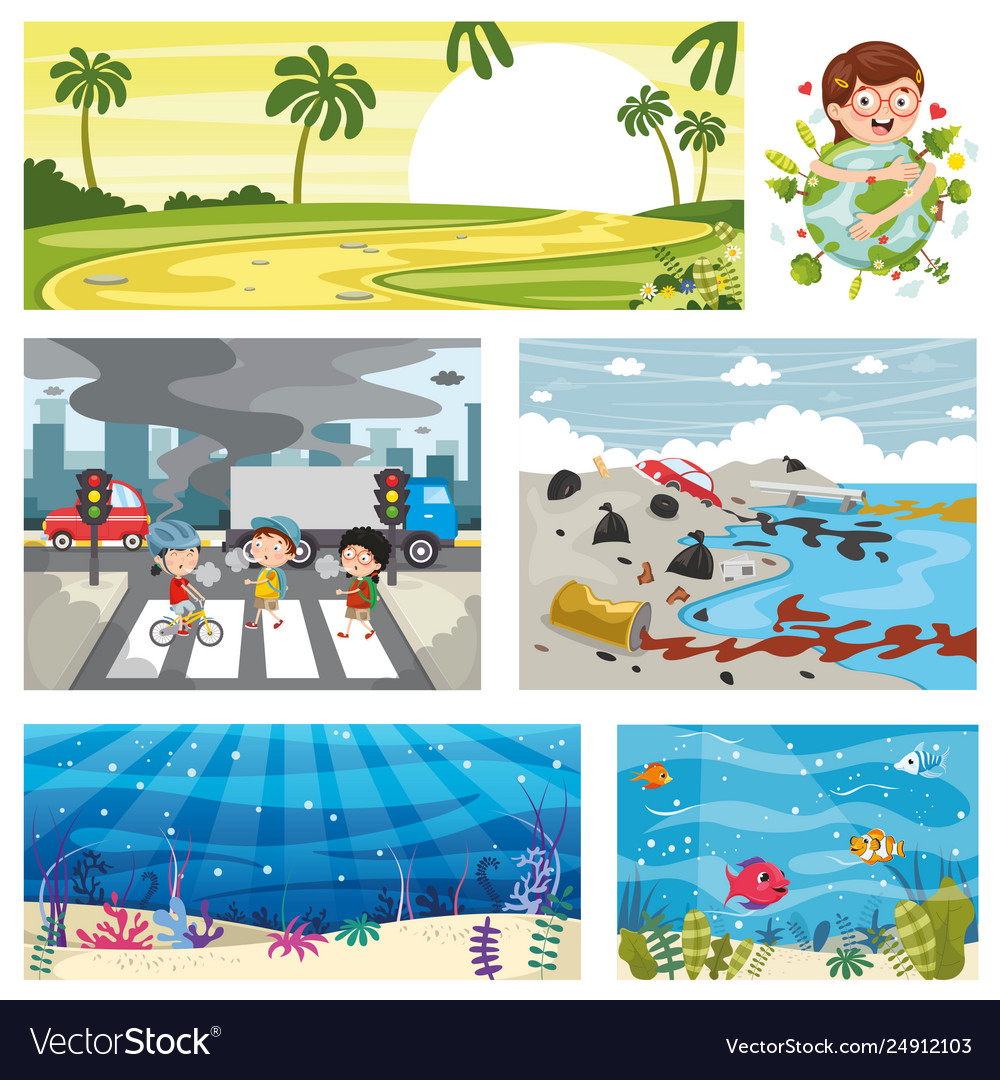 Environment elements Royalty Free Vector Image