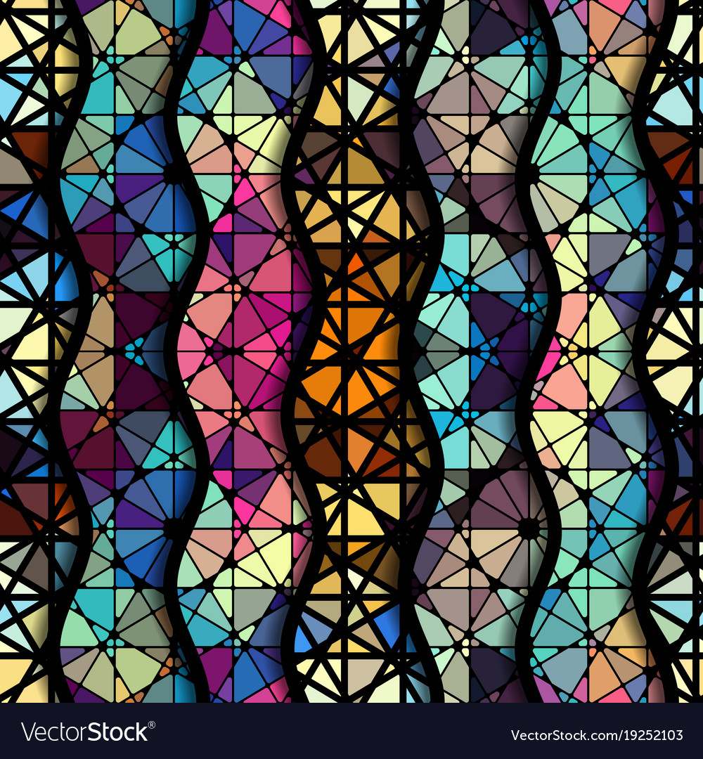 Geometric abstract pattern Royalty Free Vector Image