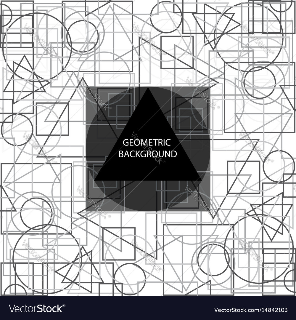 Geometric background Royalty Free Vector Image