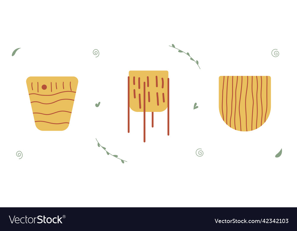 Hand drawn flat Royalty Free Vector Image - VectorStock