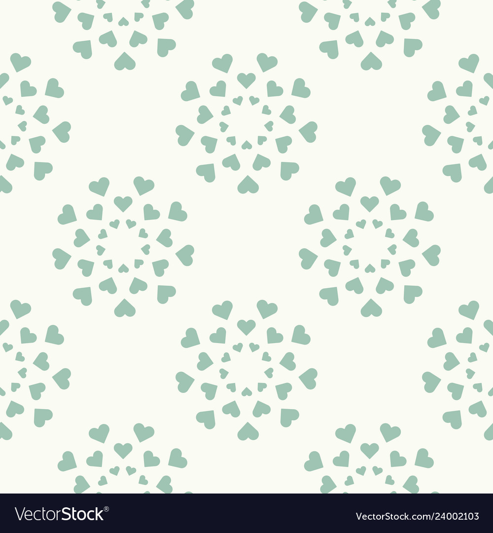 Seamless pattern with hearts Royalty Free Vector Image