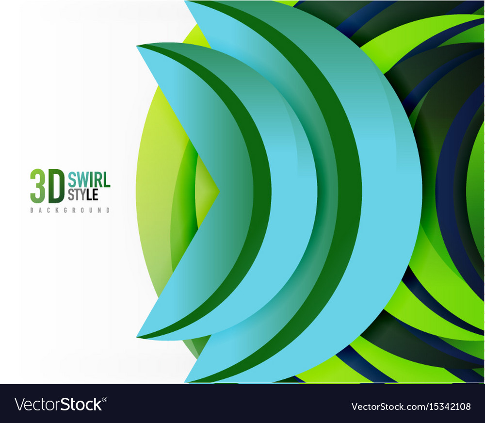 3d wave design Royalty Free Vector Image - VectorStock