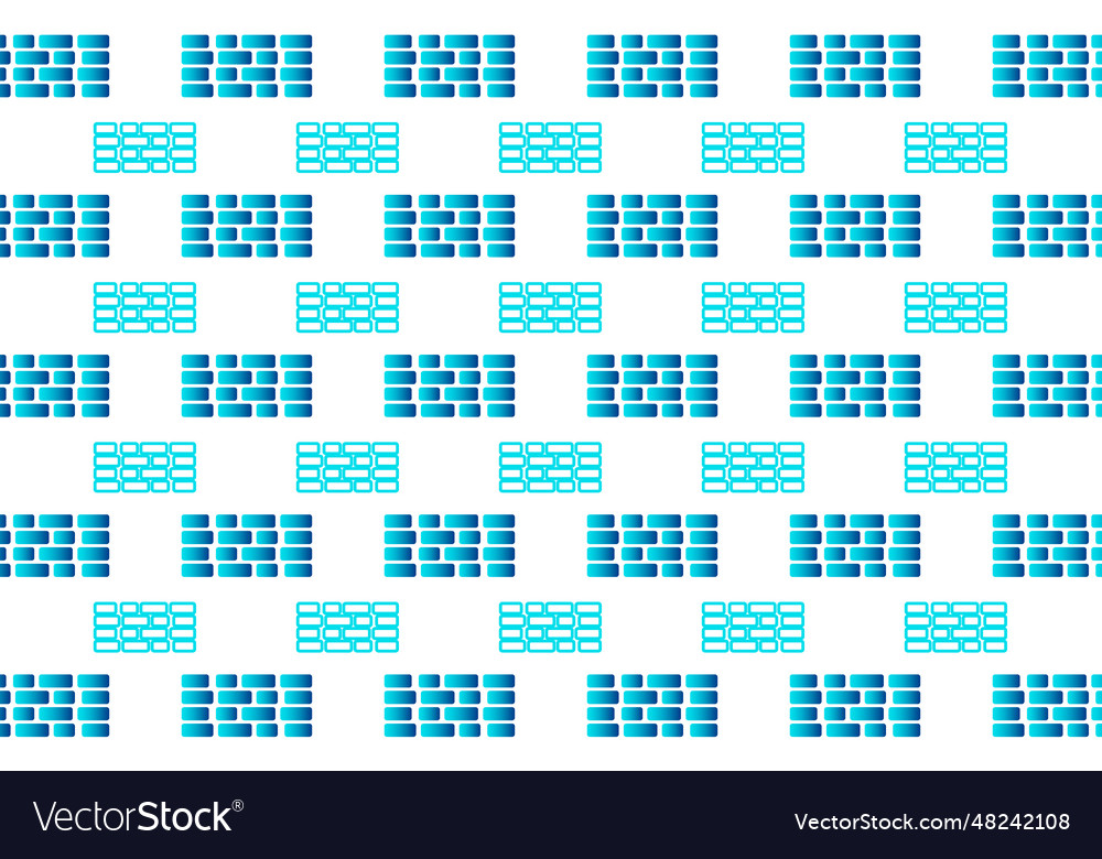 Abstract brick wall pattern background Royalty Free Vector
