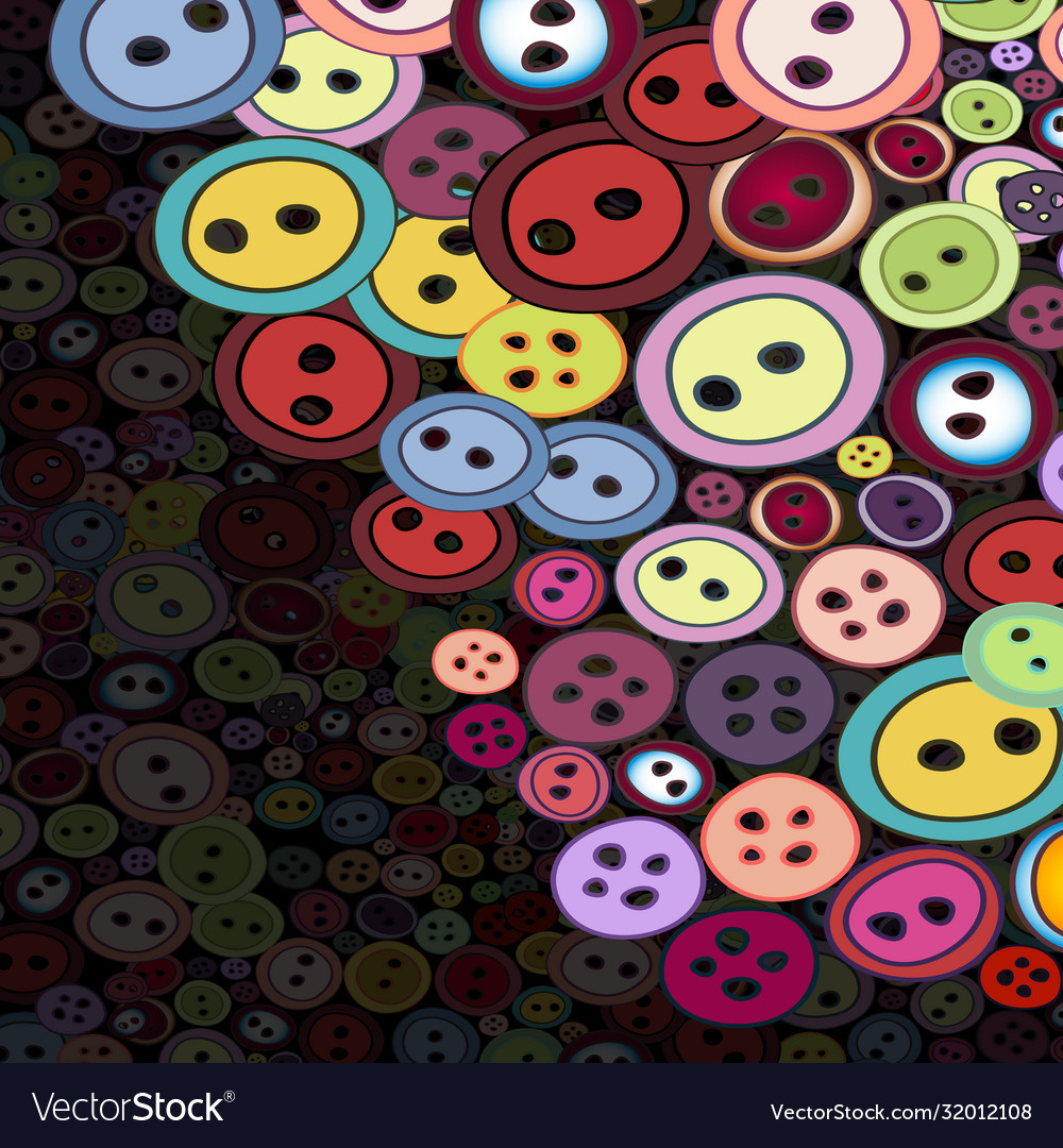 Buttons set multicolored buttons Royalty Free Vector Image