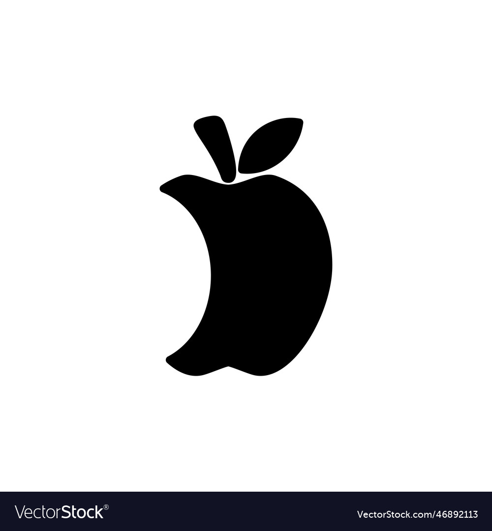 Apple icon symbol Royalty Free Vector Image - VectorStock