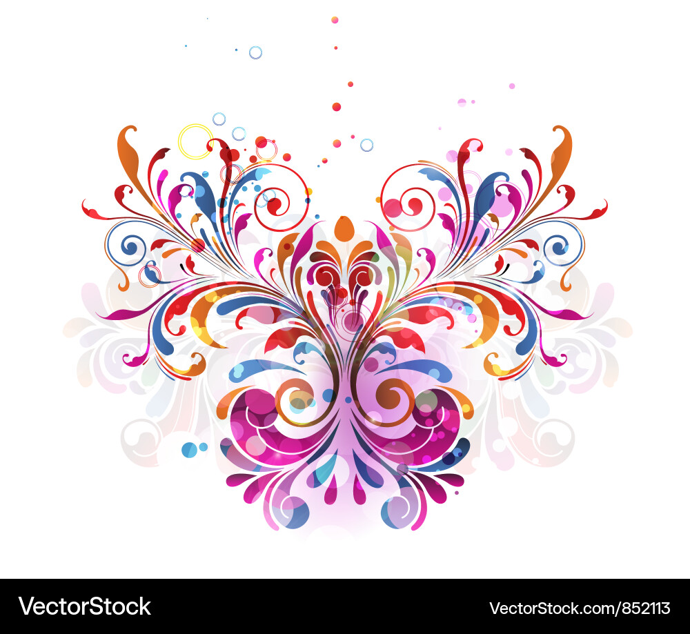 Colorful floral bouquet Royalty Free Vector Image