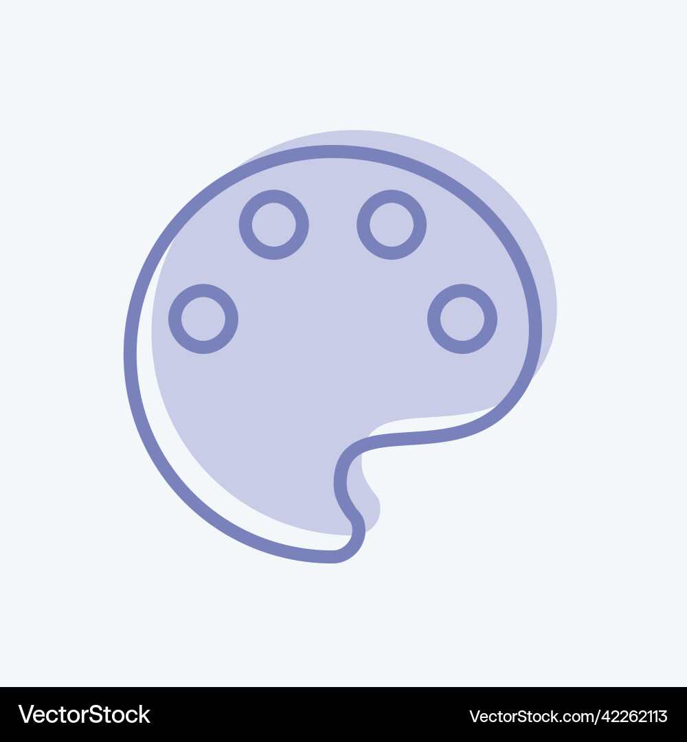 Icon color lens suitable for photo editing symbol Vector Image