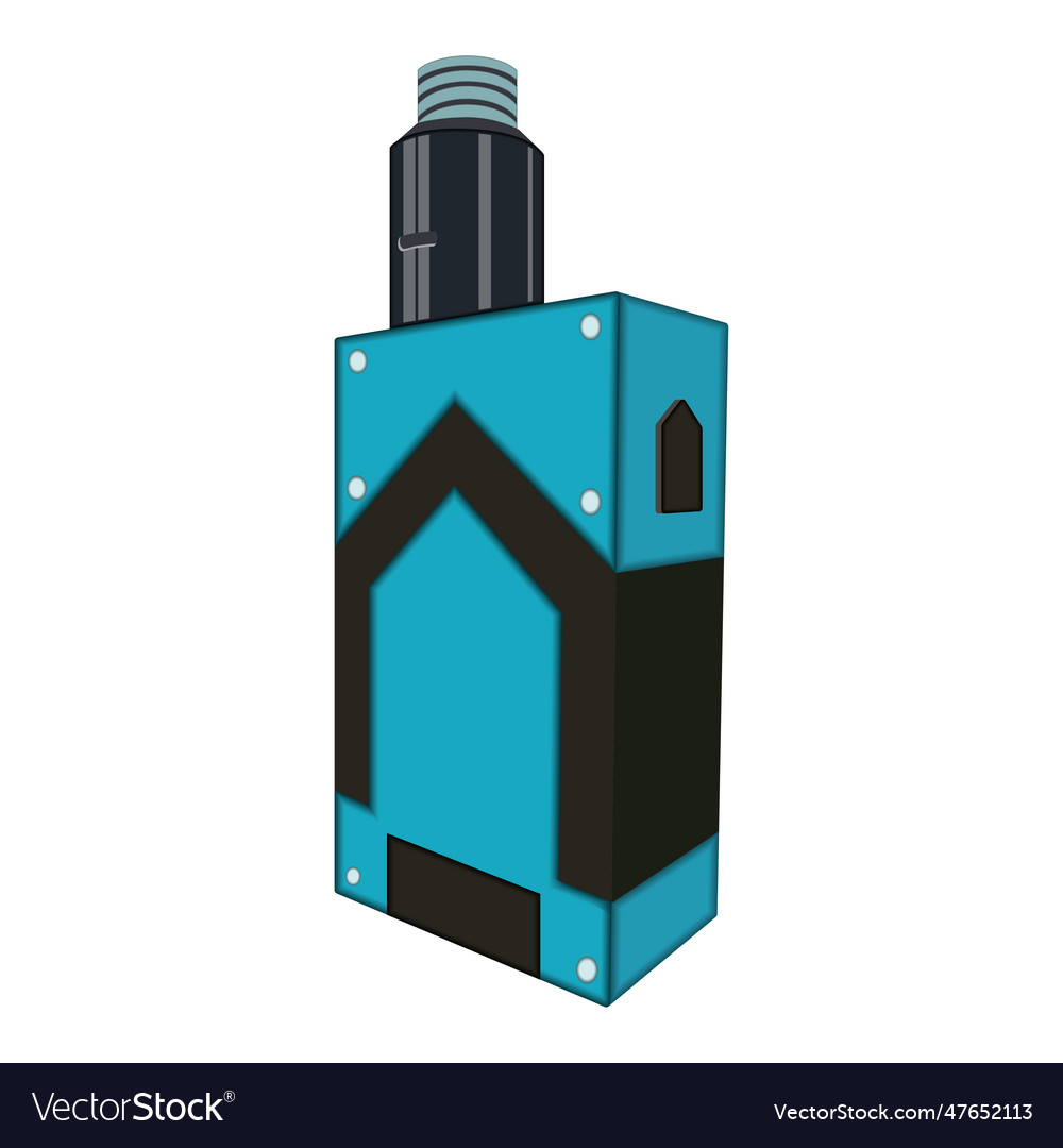 Isolated colored electronic cigarette image Vector Image