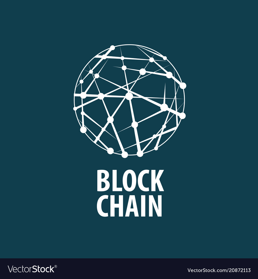 Logo blockchain Royalty Free Vector Image - VectorStock