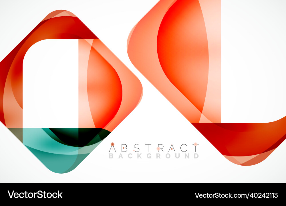 Minimal background abstract square shape Vector Image
