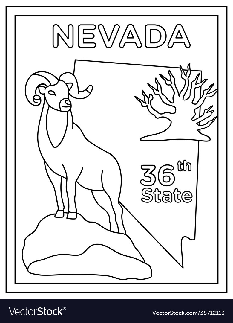 Nevada Royalty Free Vector Image - VectorStock