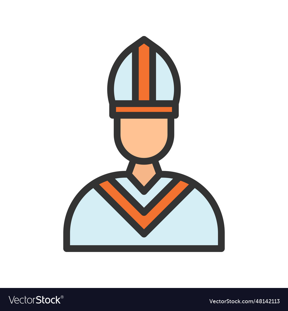 Pope icon image Royalty Free Vector Image - VectorStock
