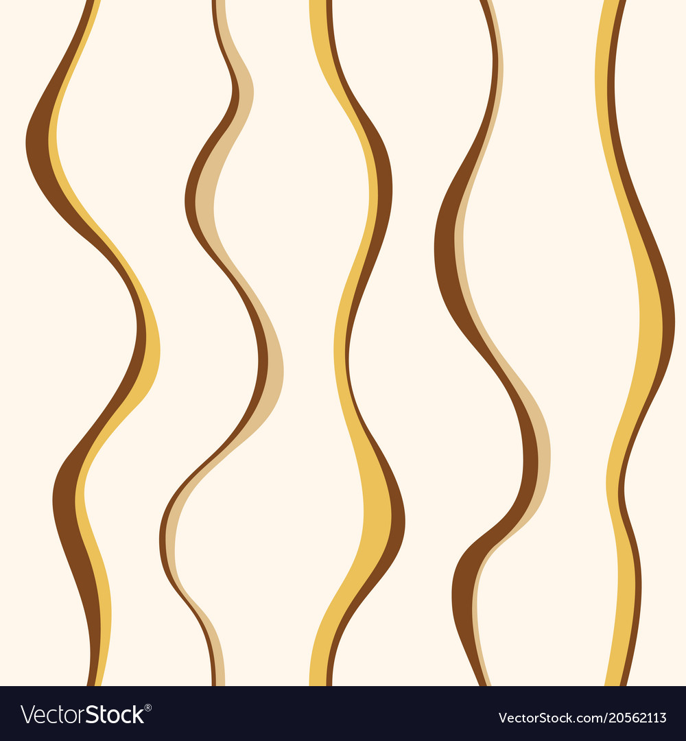 Seamless pattern with wavy stripes Royalty Free Vector Image