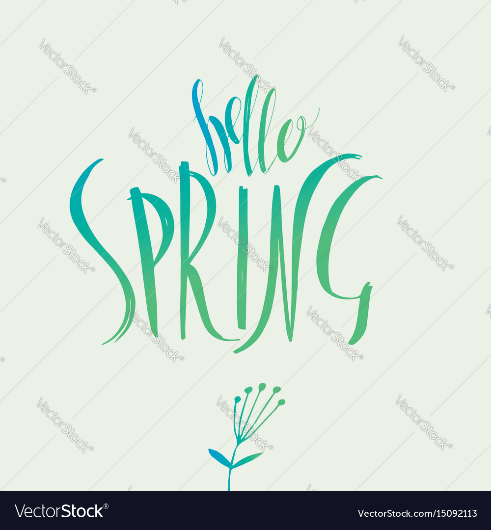 Springtime Royalty Free Vector Image - VectorStock