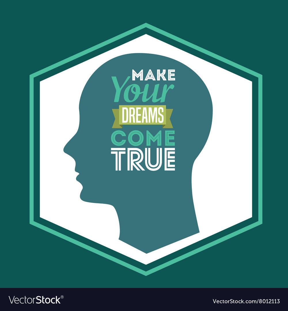 Think positive design Royalty Free Vector Image