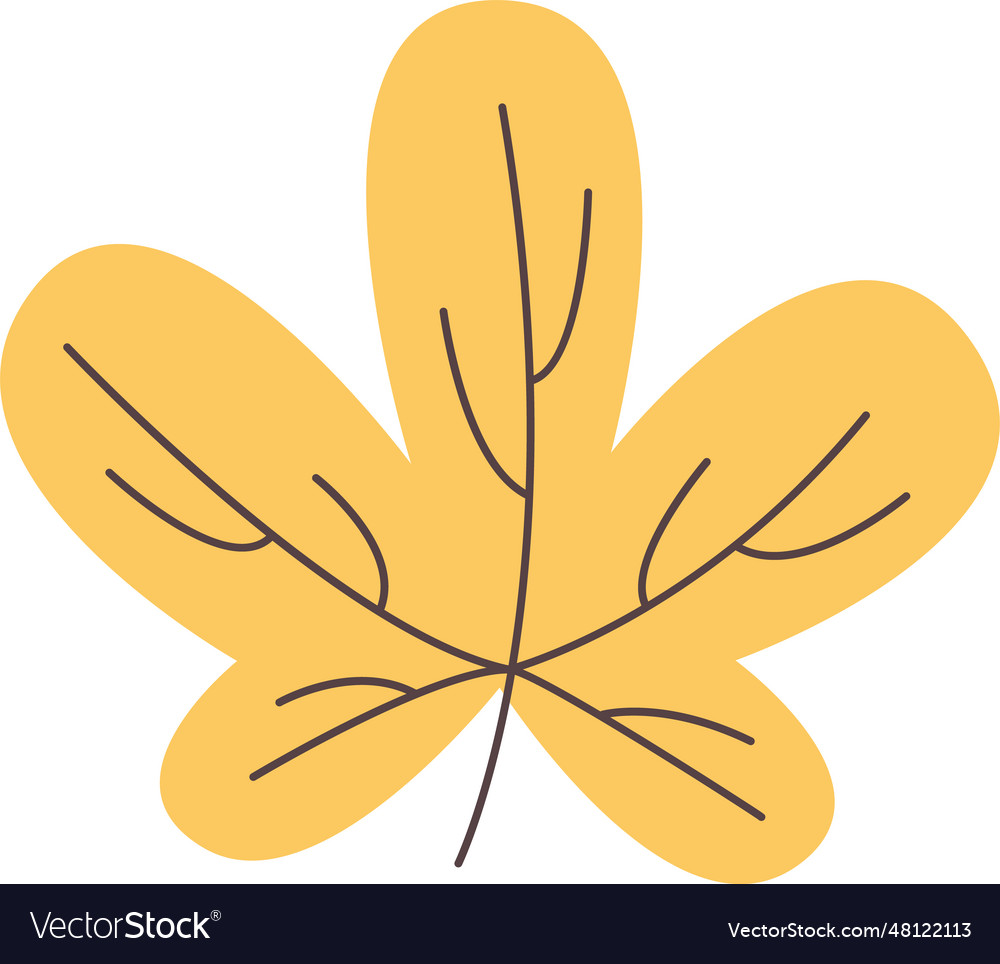 Tree leaf icon Royalty Free Vector Image - VectorStock
