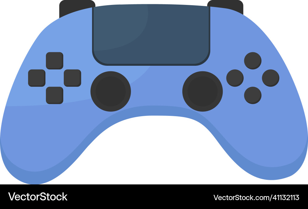 Video game controller semi flat color object Vector Image