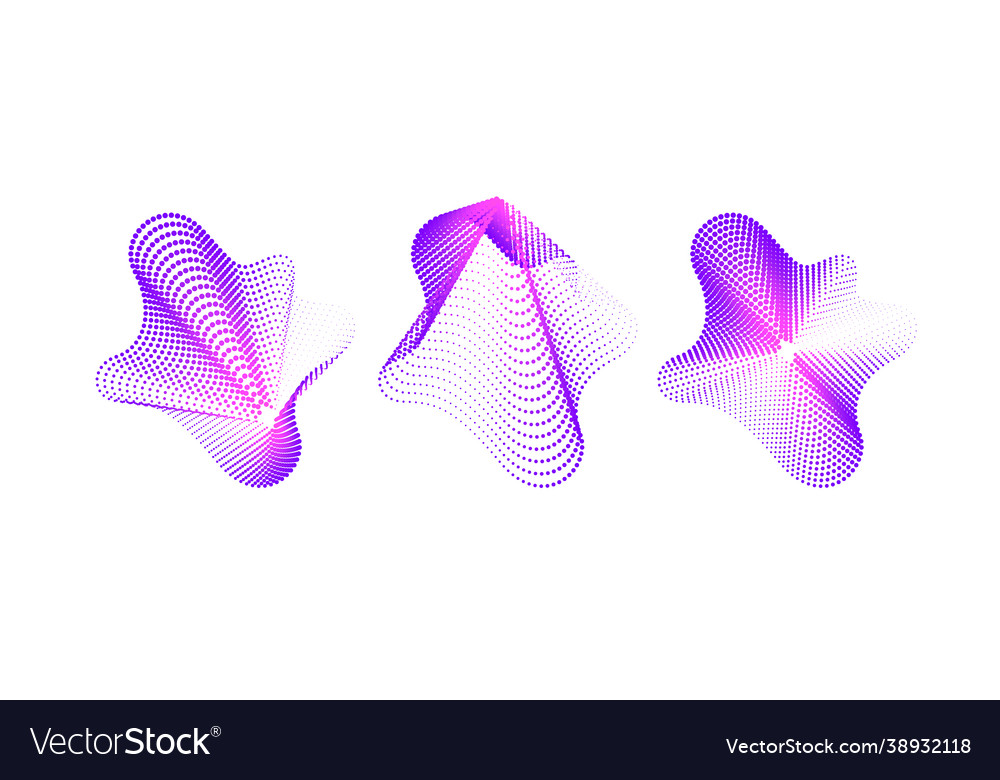 Abstract background with dynamic waves Royalty Free Vector