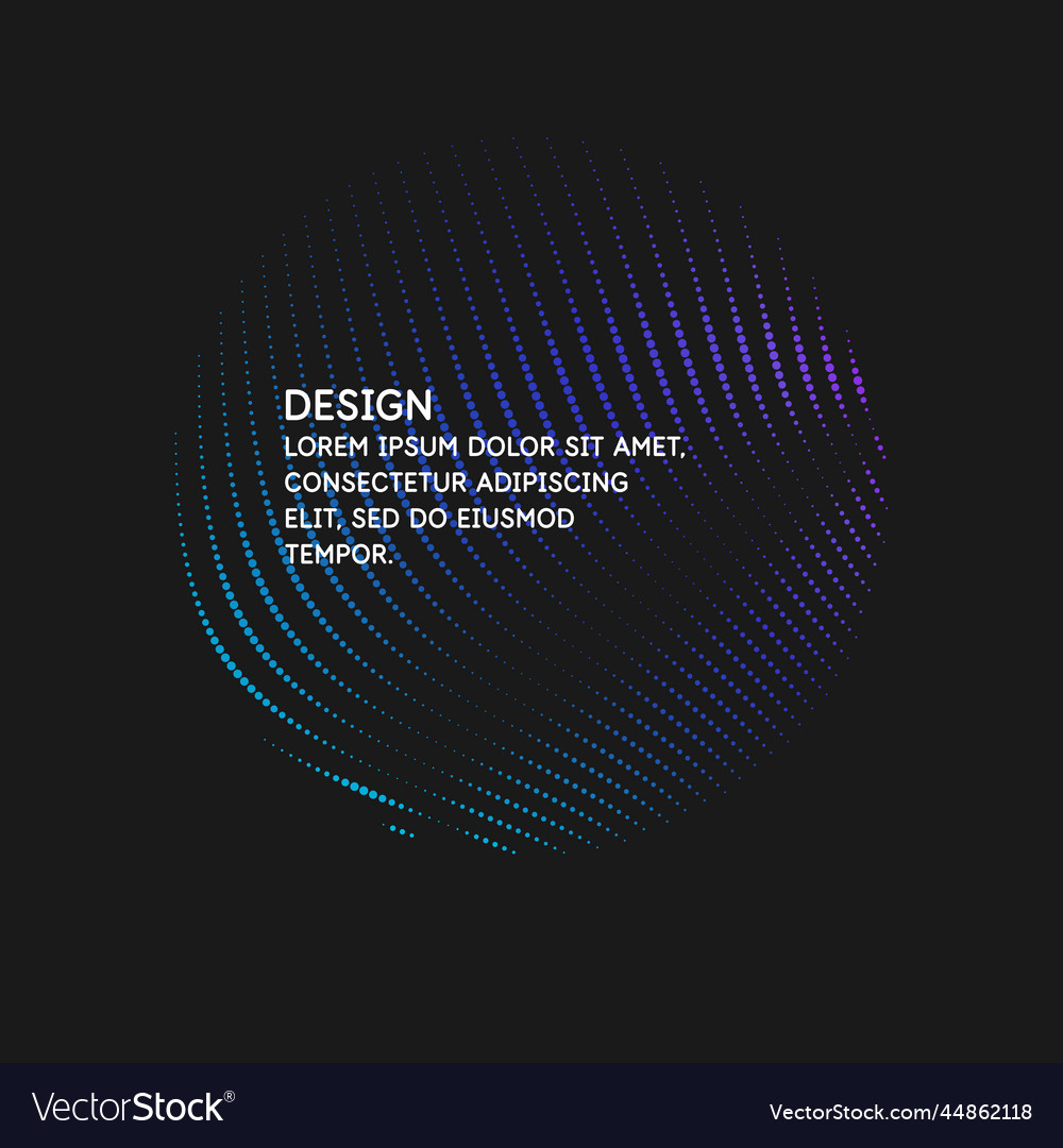 Abstract background with dynamic waves Royalty Free Vector