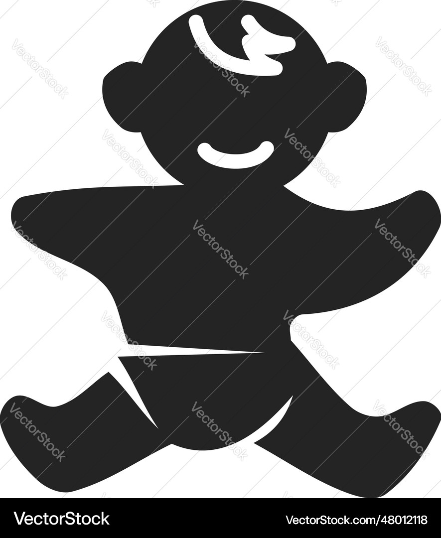 Baby logo template icon brand identity isolated Vector Image