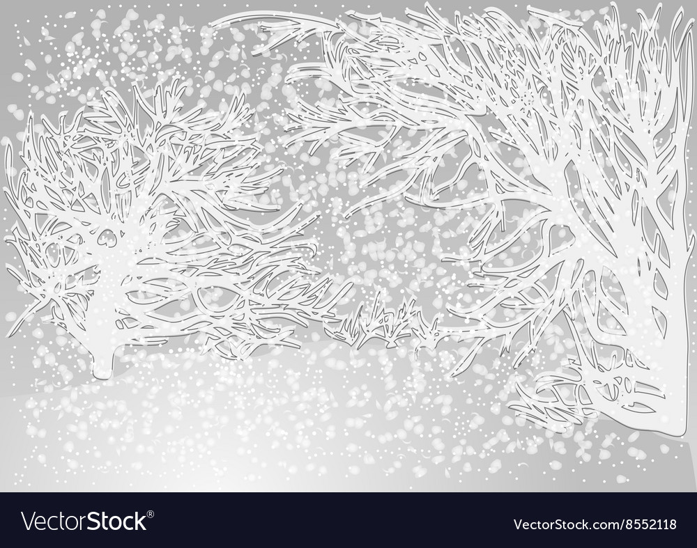 Blizzard Royalty Free Vector Image - VectorStock