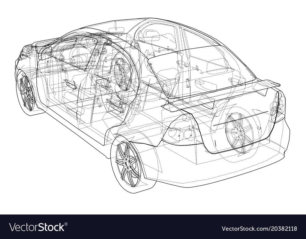 Concept car Royalty Free Vector Image - VectorStock
