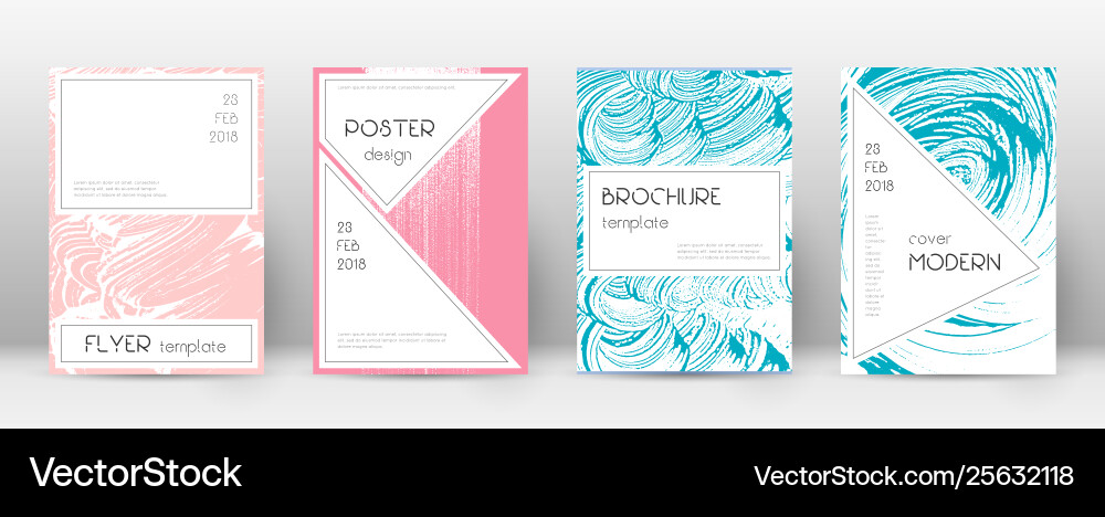 Cover page design template stylish brochure layou Vector Image