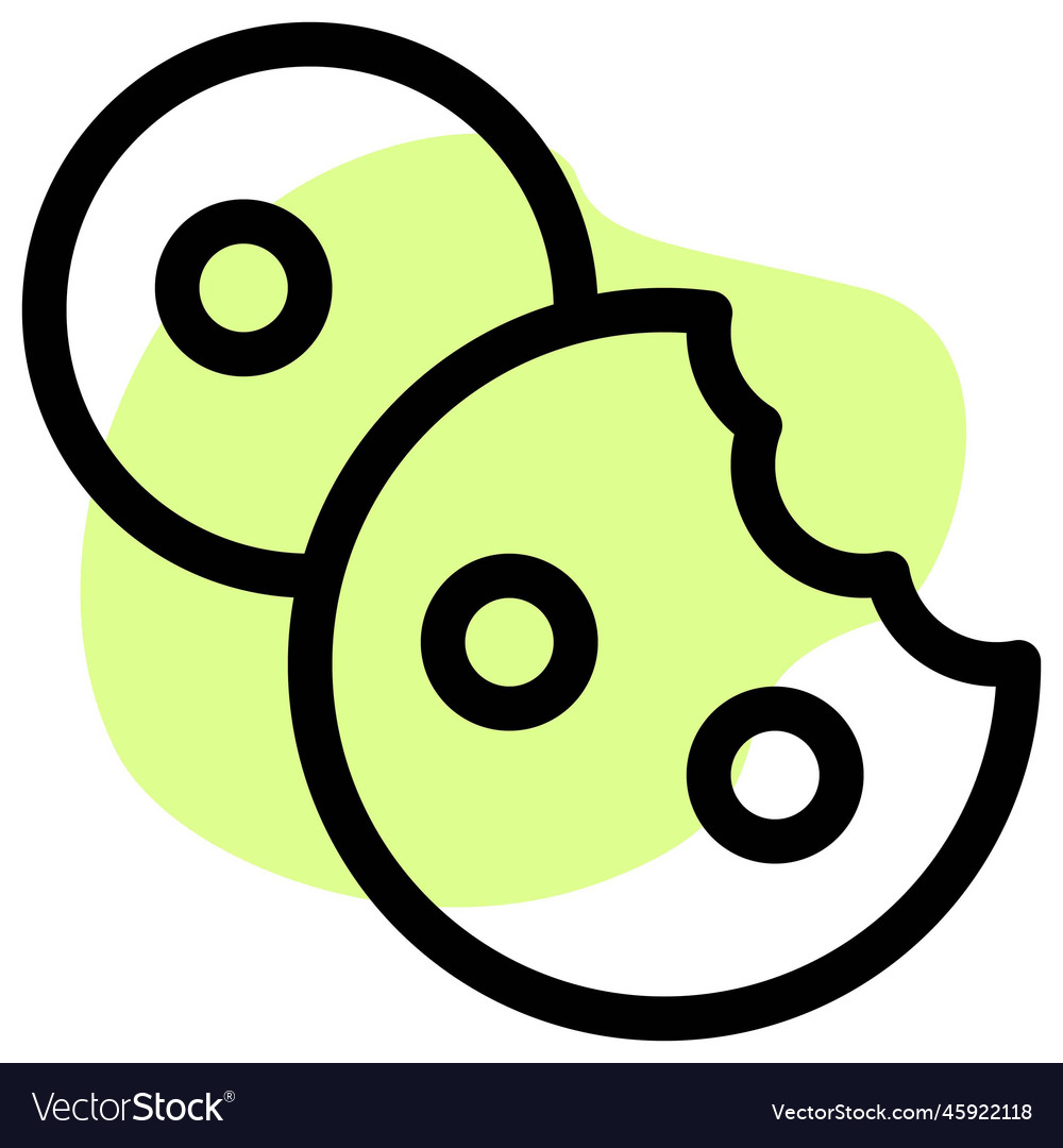 Crispy sable line Royalty Free Vector Image - VectorStock