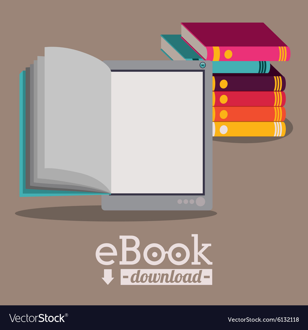 Ebook design Royalty Free Vector Image - VectorStock