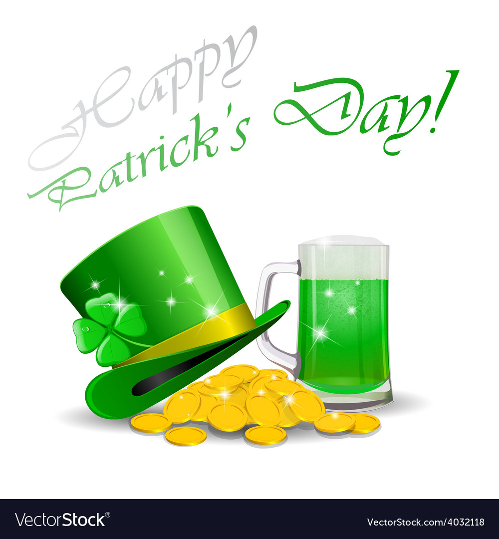 St patrick day background Royalty Free Vector Image