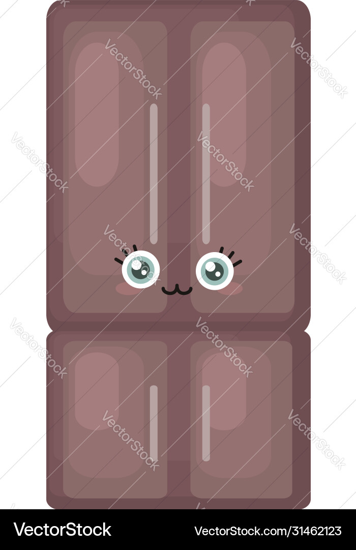 Cute cupboard on white background Royalty Free Vector Image
