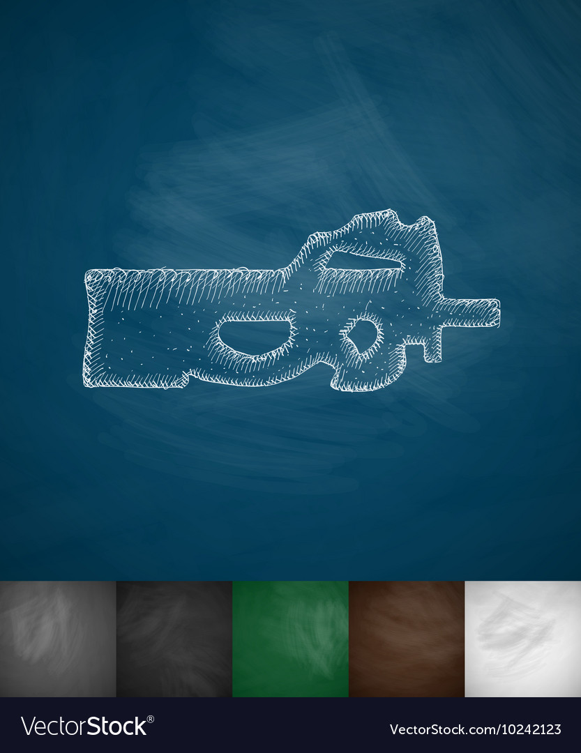 Fire weapon icon Royalty Free Vector Image - VectorStock