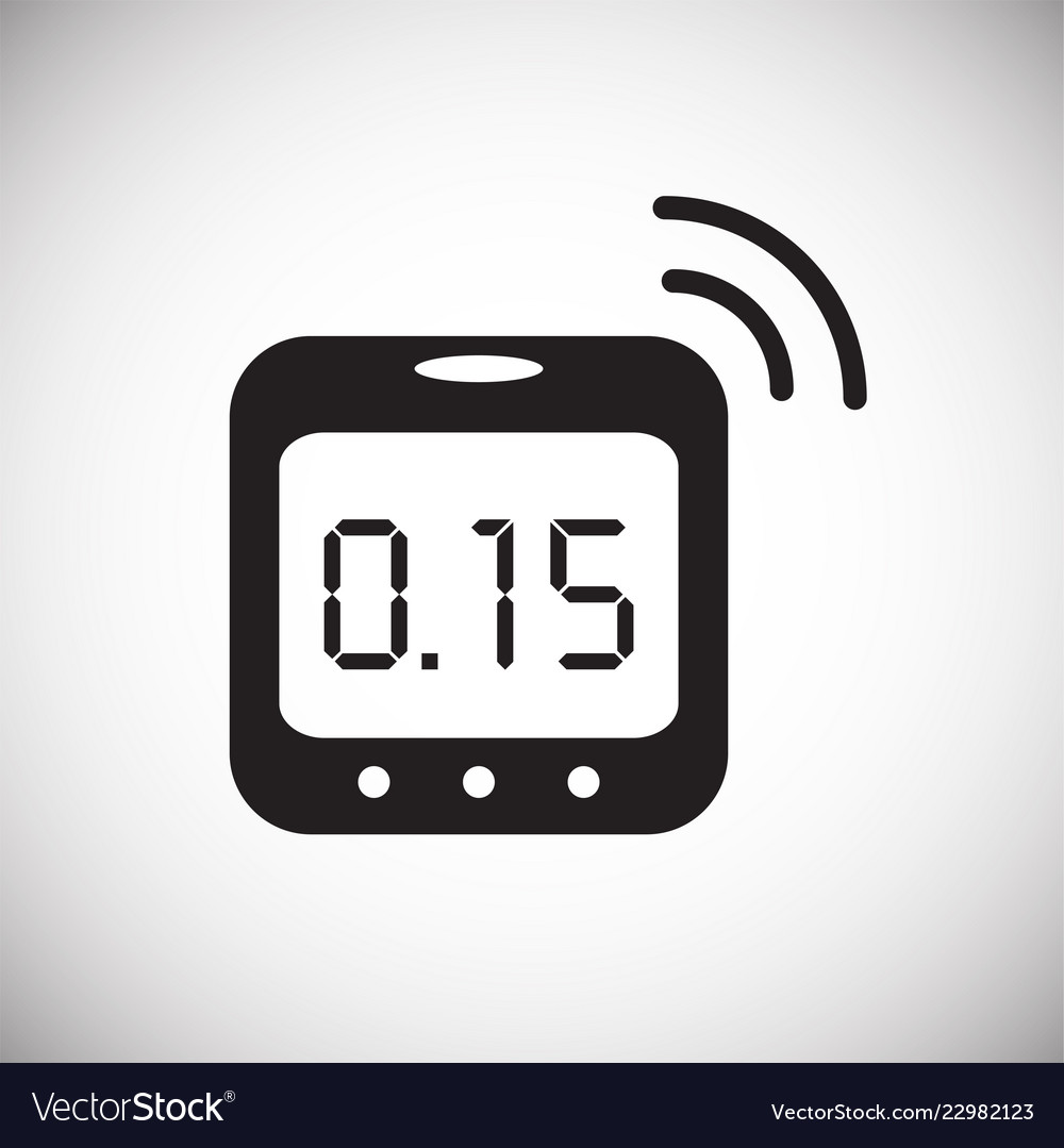 Smart humidity sensor on white background Vector Image