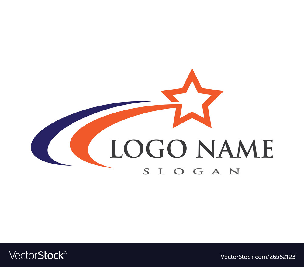 Star logo template Royalty Free Vector Image - VectorStock