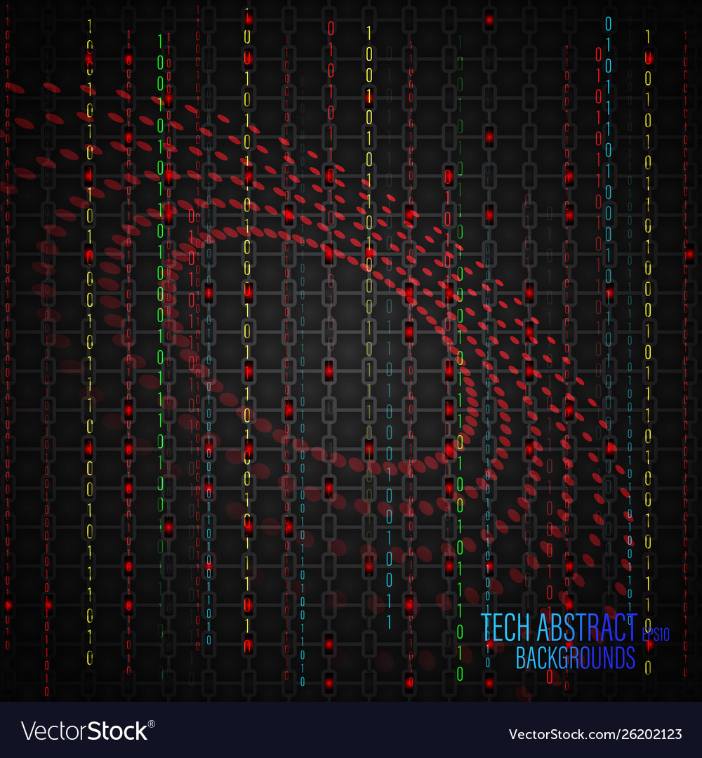 Tech abstract scene Royalty Free Vector Image - VectorStock