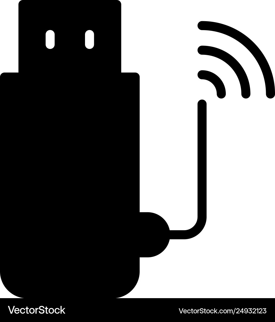 Usb wifi Royalty Free Vector Image - VectorStock