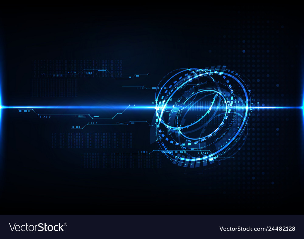 Abstract digital technology operational system Vector Image