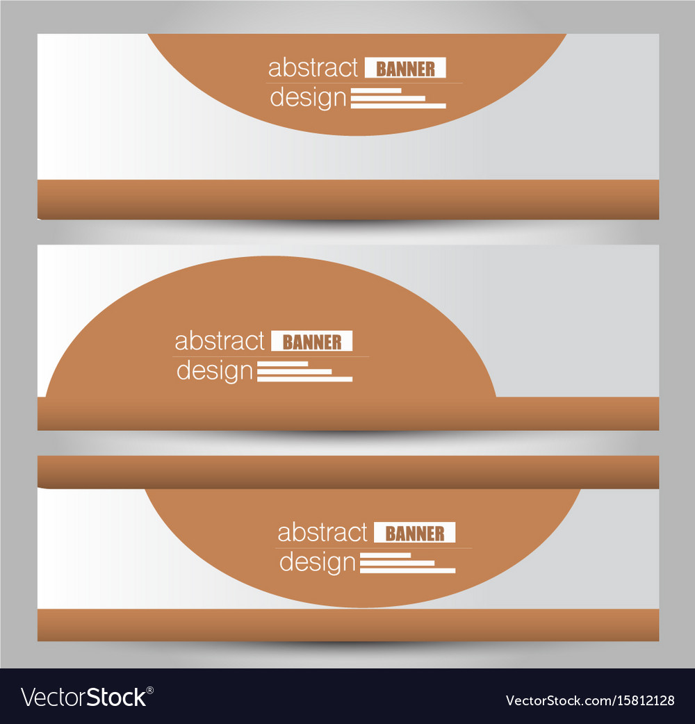Banner template abstract background Royalty Free Vector