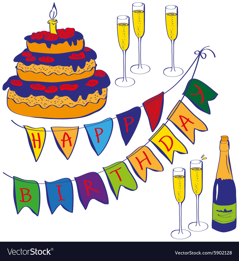 Birthday Royalty Free Vector Image - VectorStock