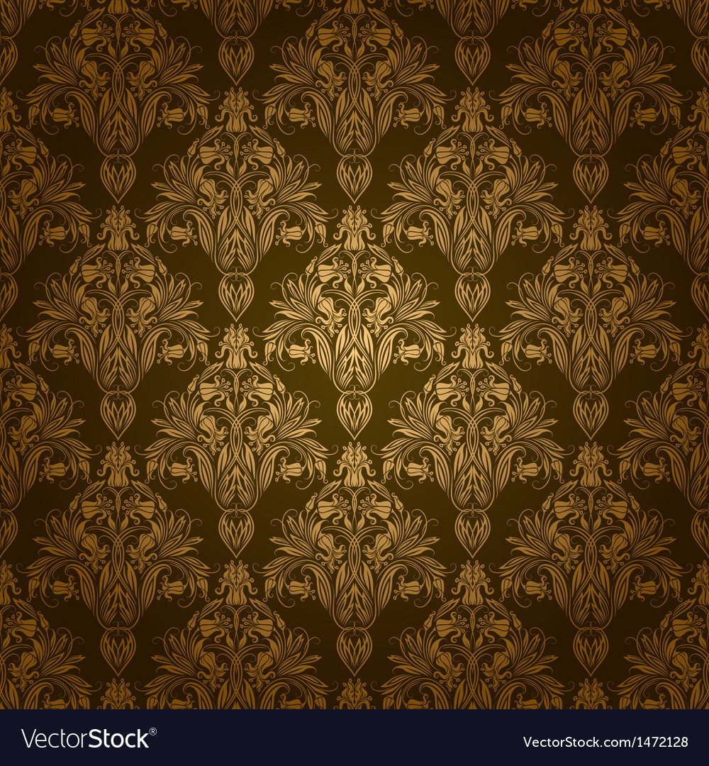 Damask seamless floral pattern Royalty Free Vector Image