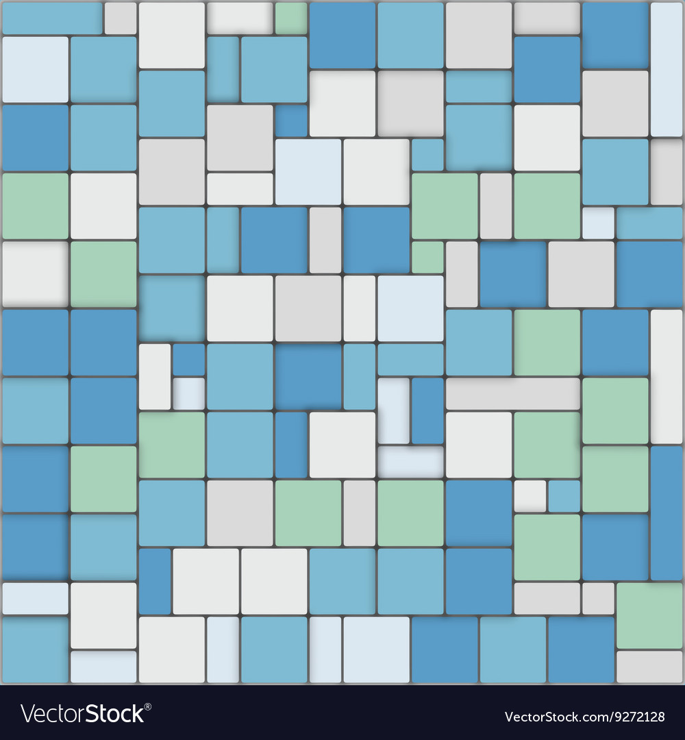 Geometric pattern with color rectangle Royalty Free Vector