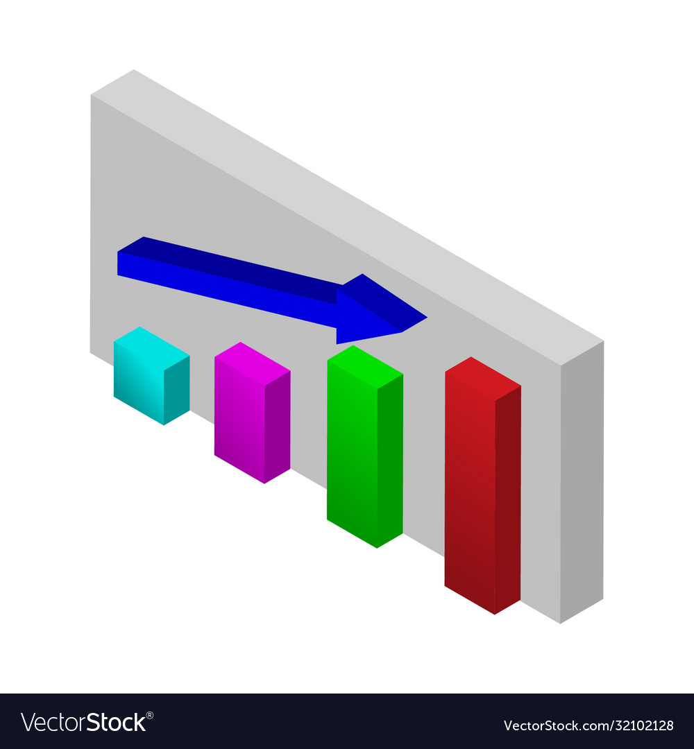 Statistics graph Royalty Free Vector Image - VectorStock