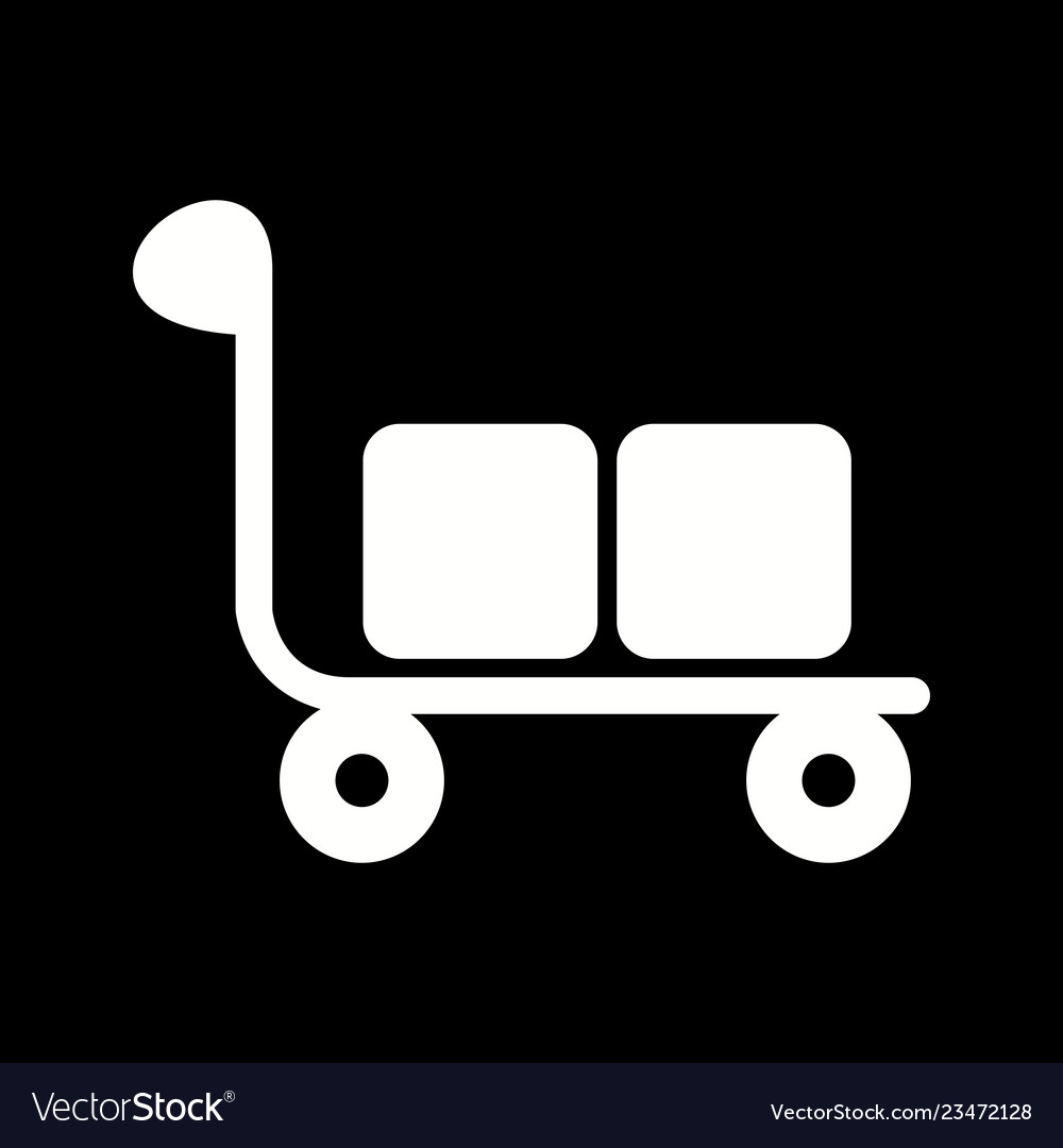Trolley icon Royalty Free Vector Image - VectorStock