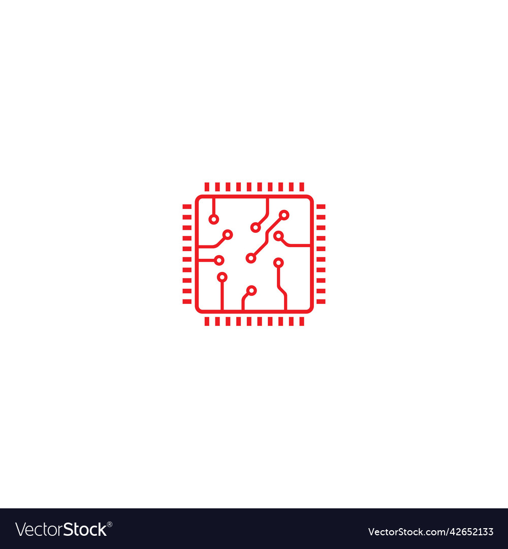 Chip icon Royalty Free Vector Image - VectorStock