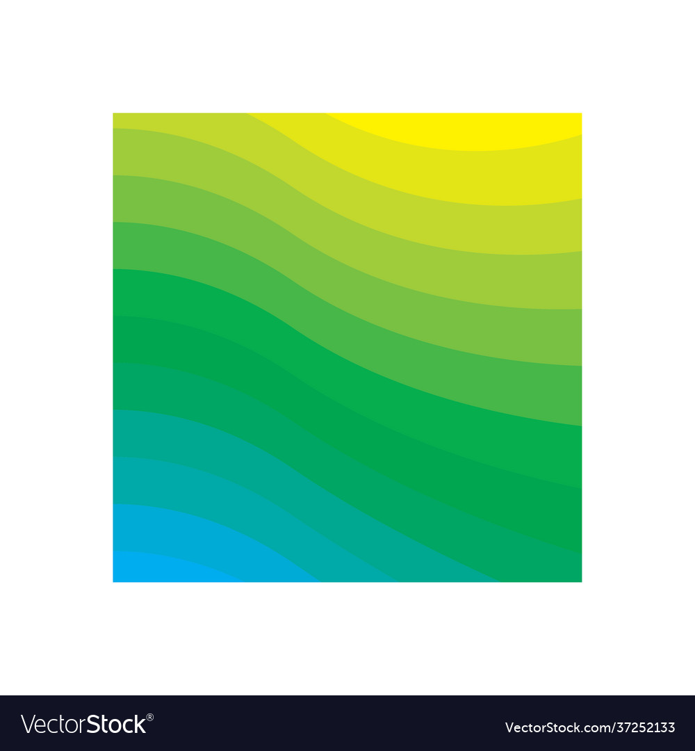 Green gradient background icon design template Vector Image