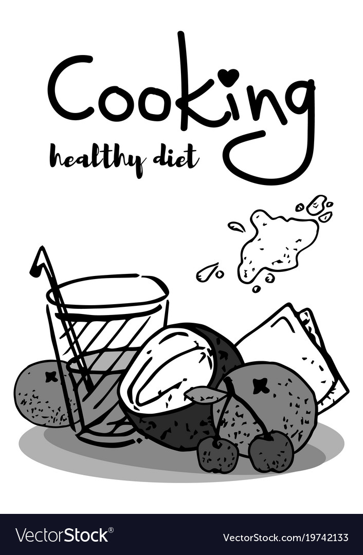 Healthy diet Royalty Free Vector Image - VectorStock