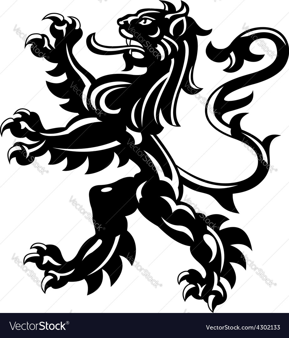 Lion tattoo Royalty Free Vector Image - VectorStock