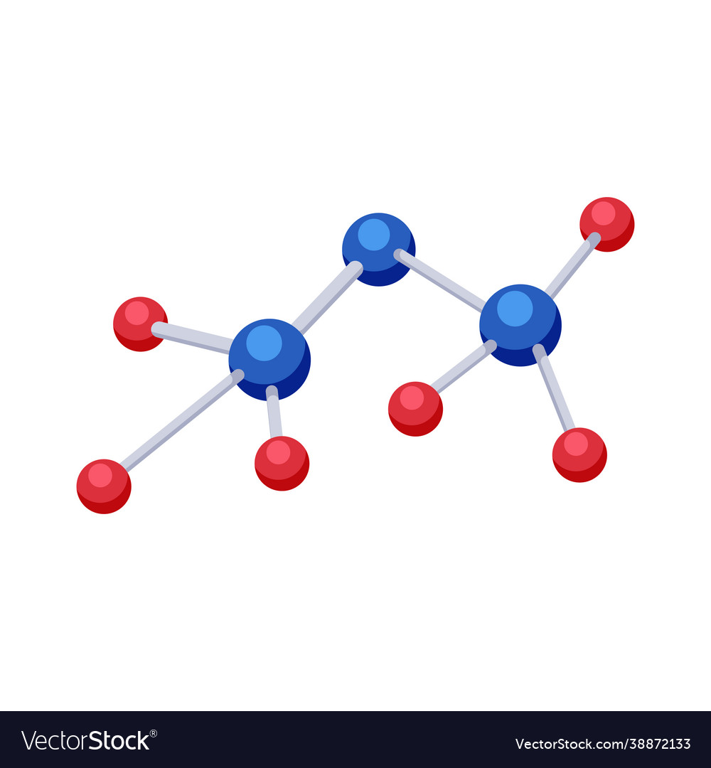 Molecule isometric icon Royalty Free Vector Image