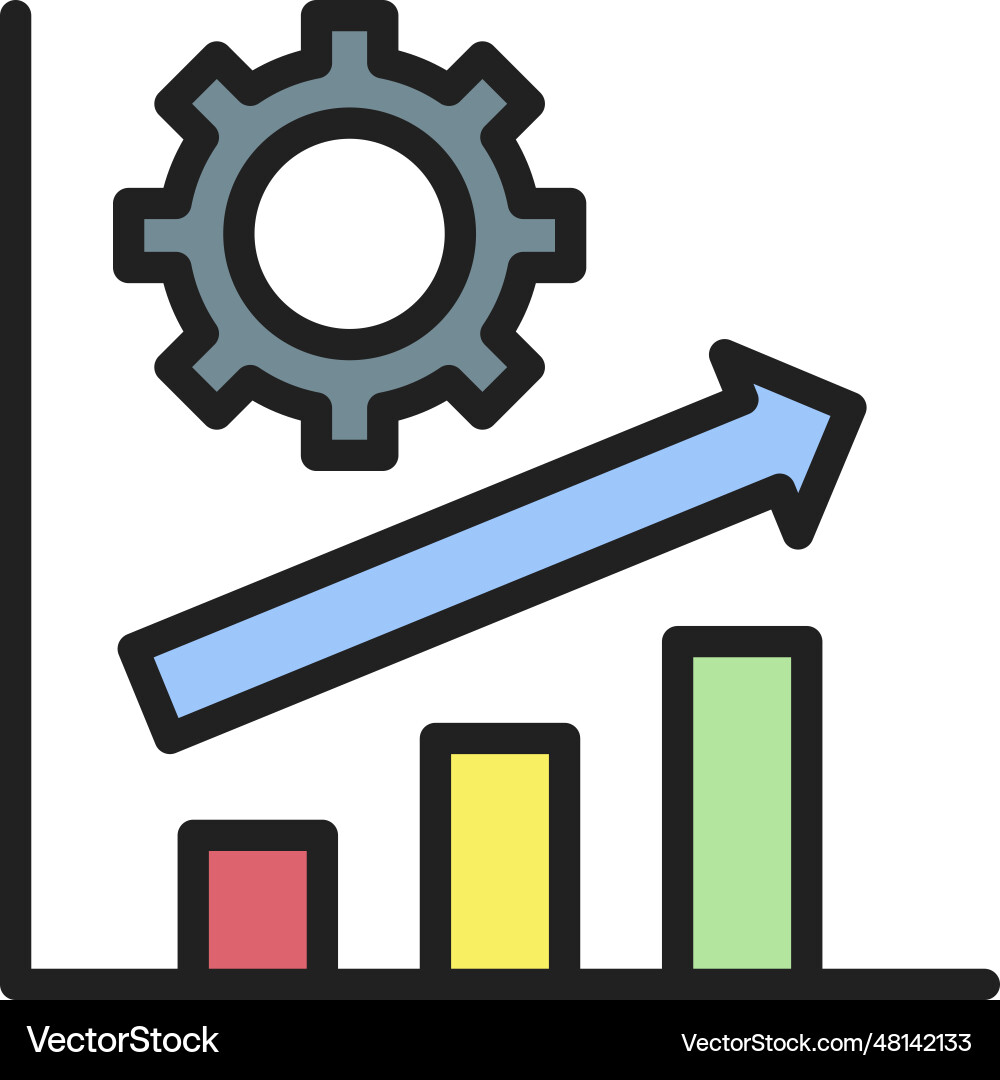 Production line icon image Royalty Free Vector Image