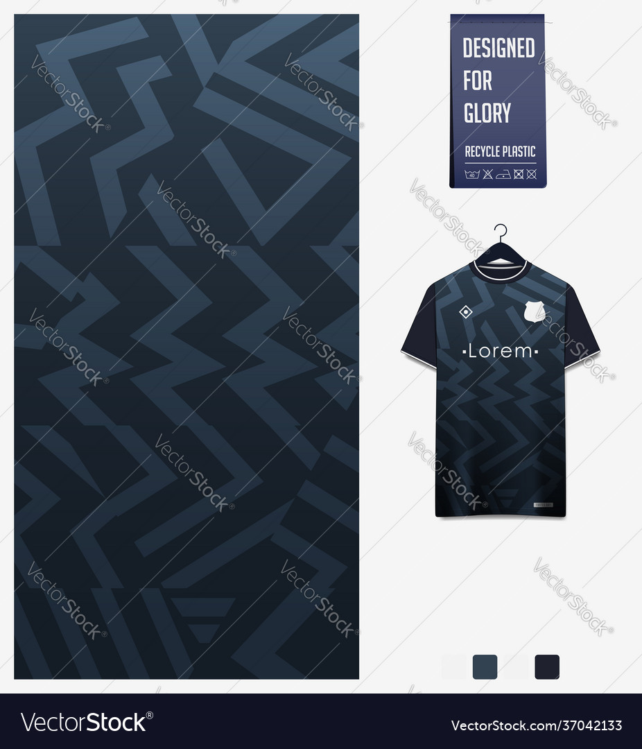 Soccer jersey pattern design abstract pattern Vector Image